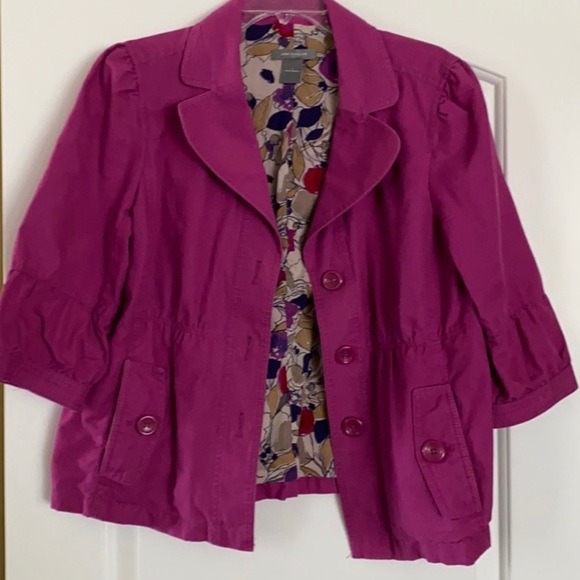 Ann Taylor | Jackets & Coats | Ann Taylor Lg Pink Spring Coat Beautiful ...
